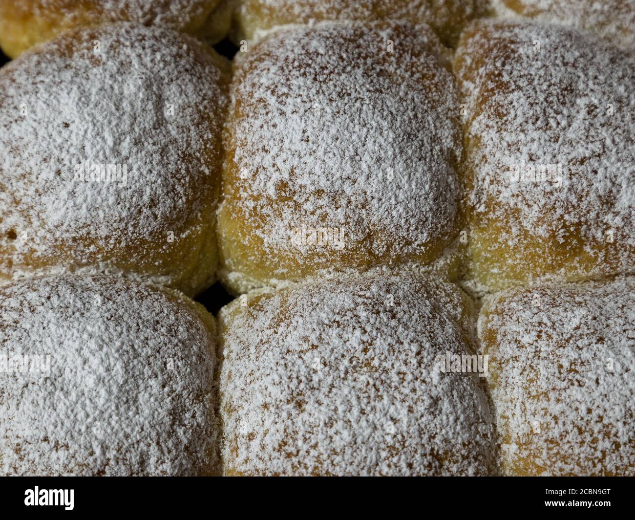 High angle shot of freshly baked biscuits Stock Photo - Alamy