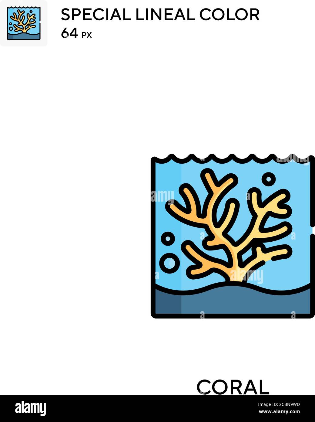 Coral Special lineal color vector icon. Coral icons for your business ...