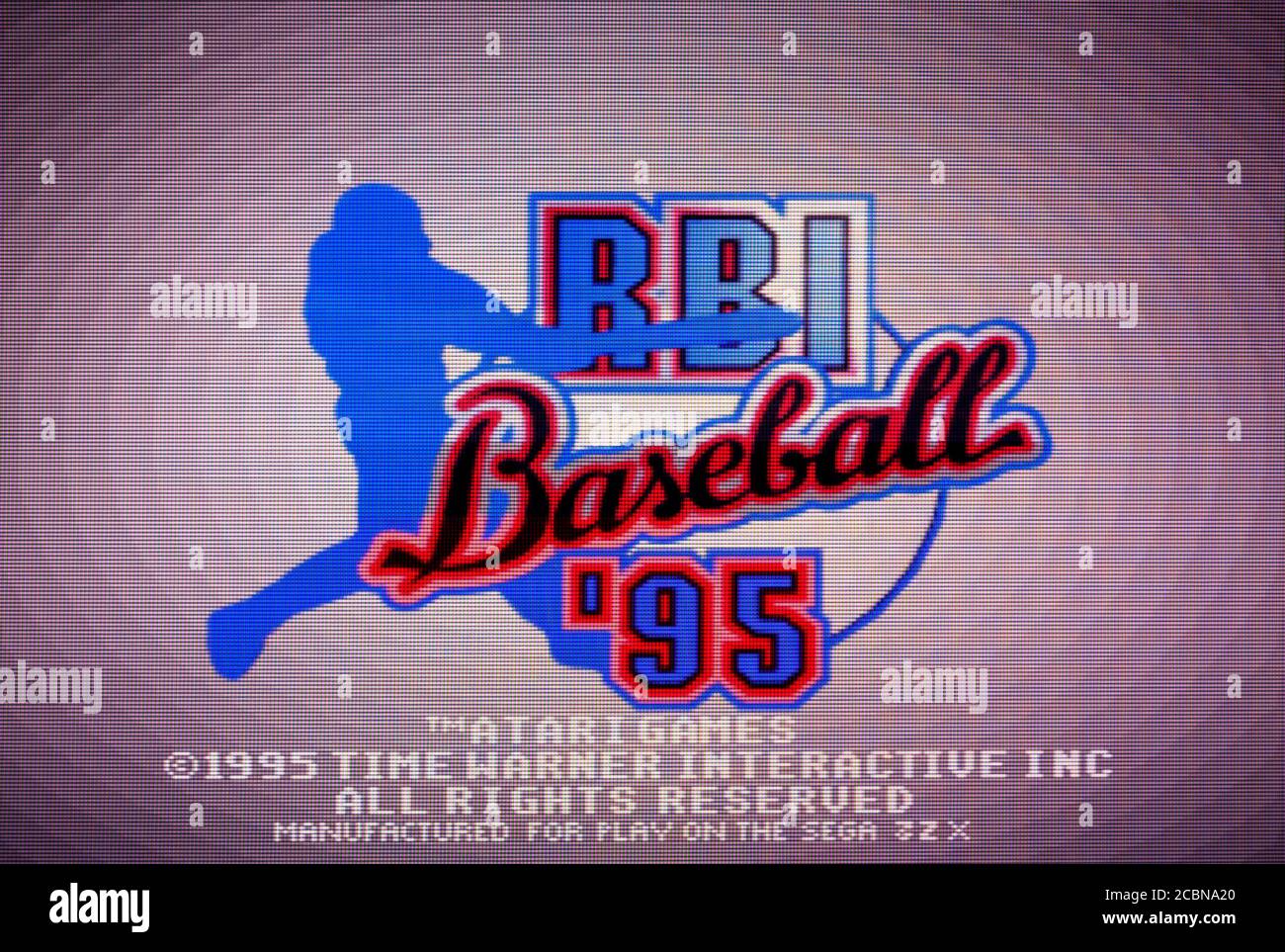 RBI Baseball '95 - Sega 32X - editorial use only Stock Photo - Alamy