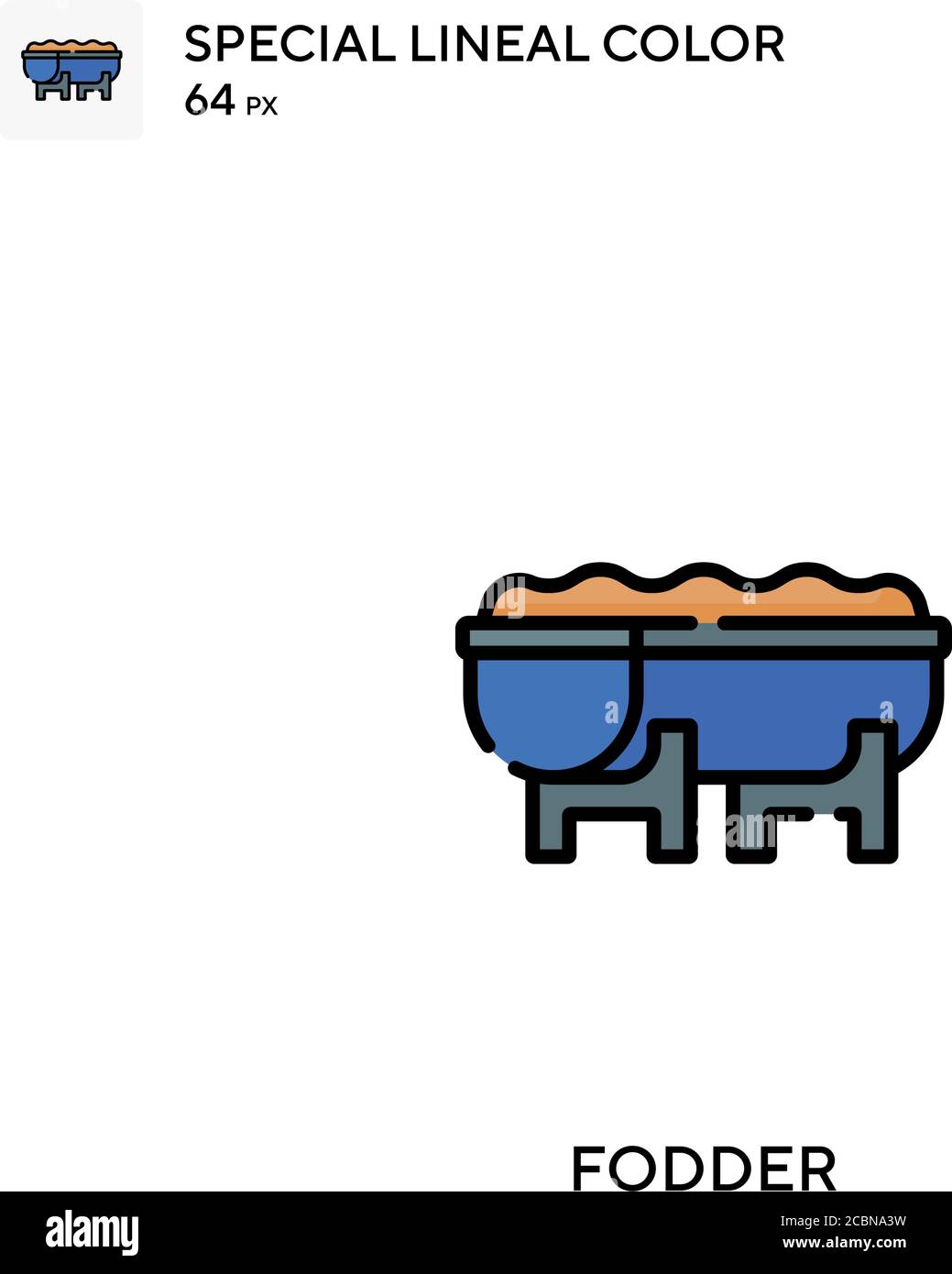 Green fodder harvest Stock Vector Images - Alamy