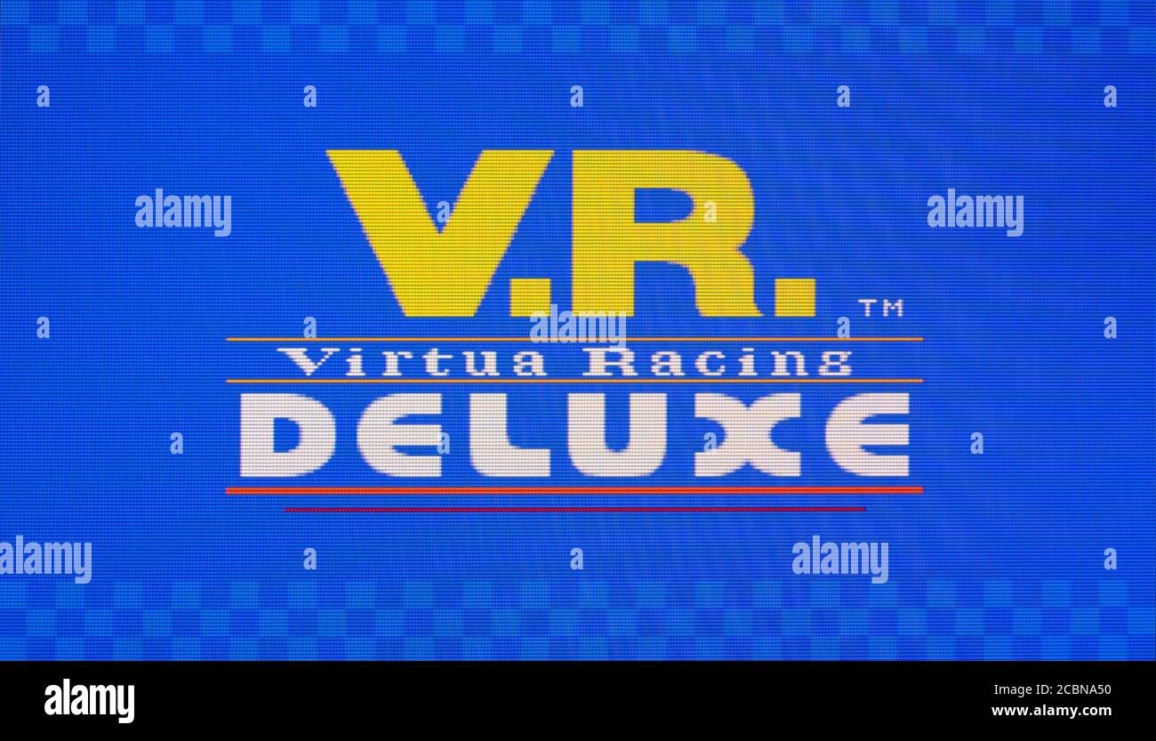 Virtua Racing Deluxe - Sega 32X - editorial use only Stock Photo - Alamy