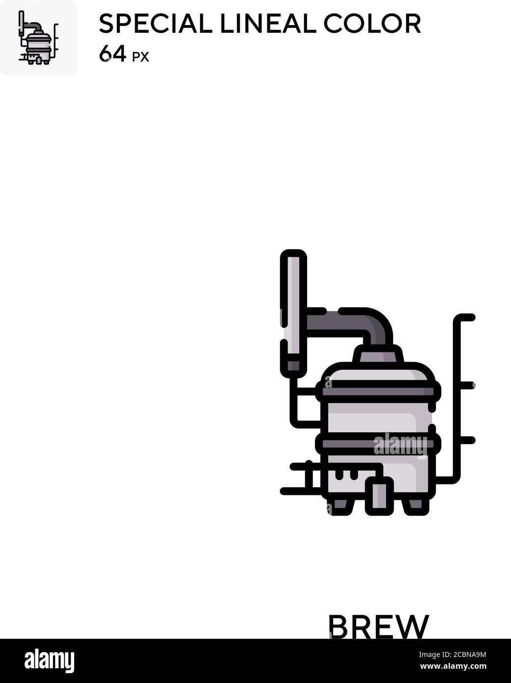 Brew Special lineal color vector icon. Brew icons for your business ...