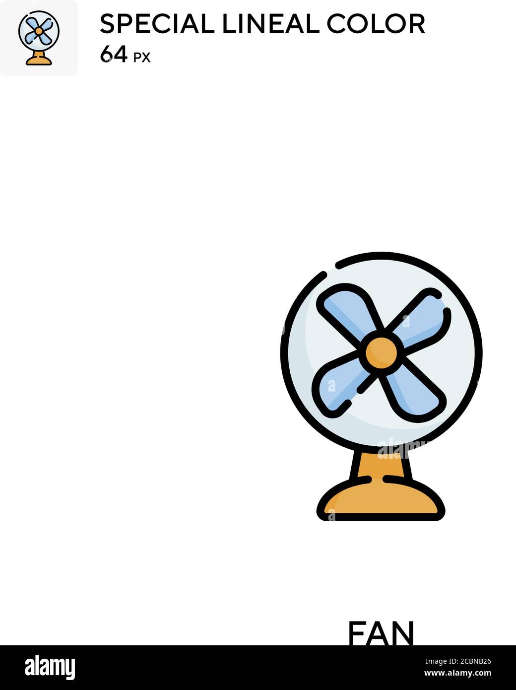 Fan Special lineal color vector icon. Fan icons for your business ...