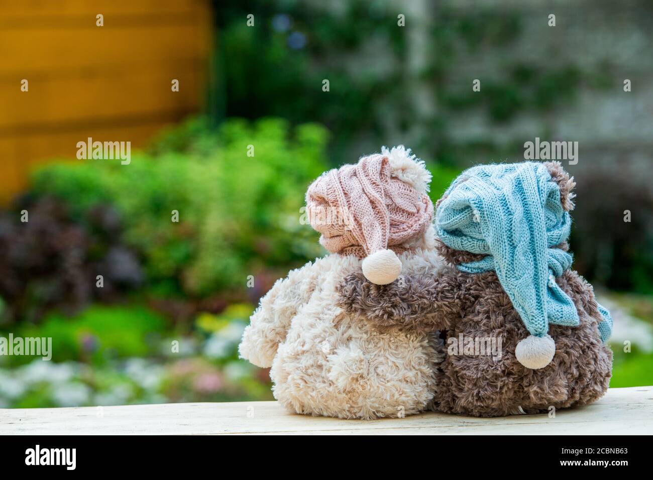 Two teddy bears hugging hi-res stock photography and images - Alamy
