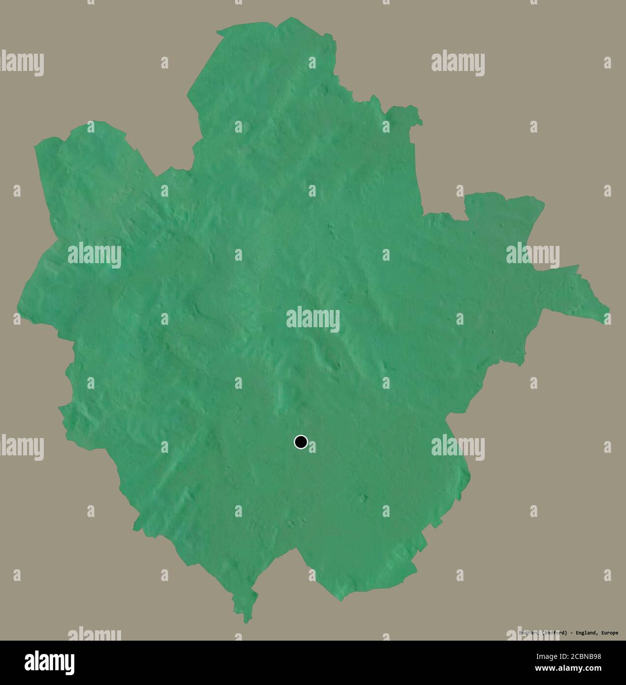 Bedford on a map hi-res stock photography and images - Alamy