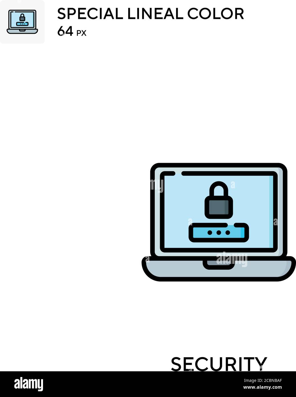 Security Special lineal color vector icon. Security icons for your ...