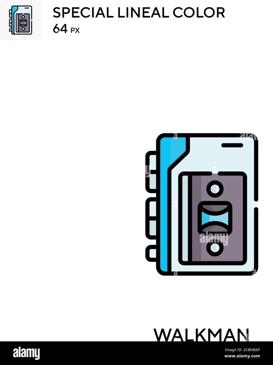 Walkman Special lineal color vector icon. Walkman icons for your ...