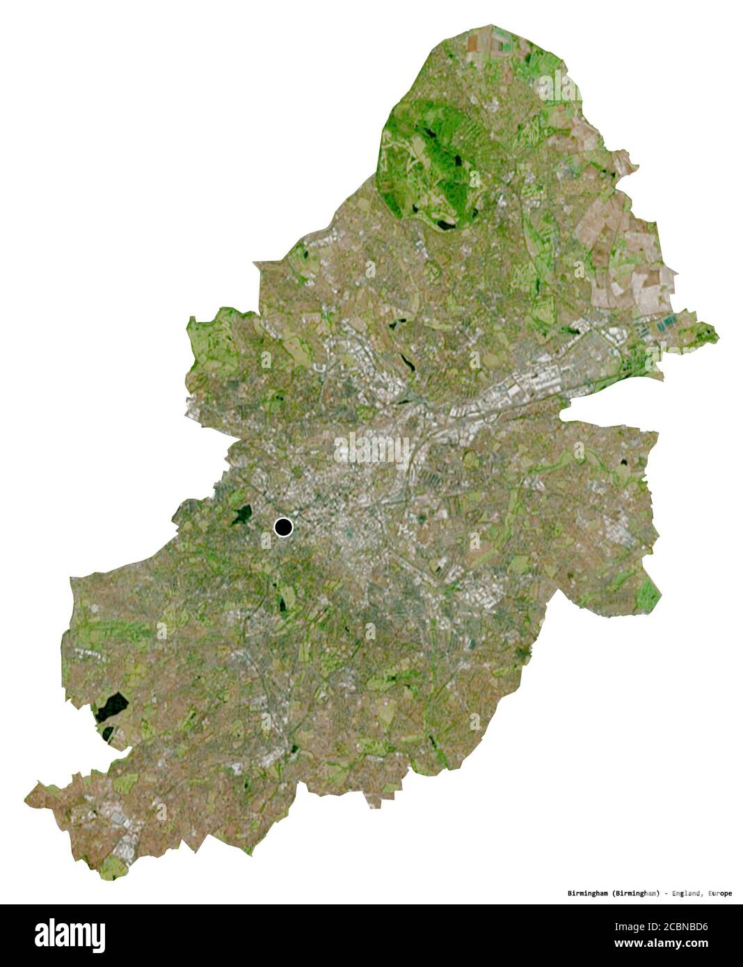 Shape of Birmingham, administrative county of England, with its capital ...