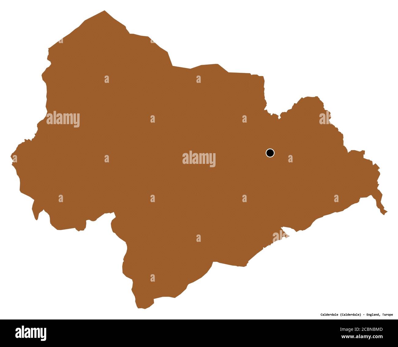 Calderdale map hi-res stock photography and images - Alamy