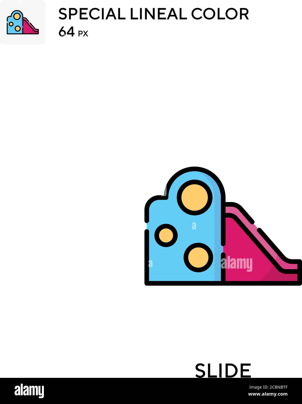 Slide Special lineal color vector icon. Slide icons for your business ...