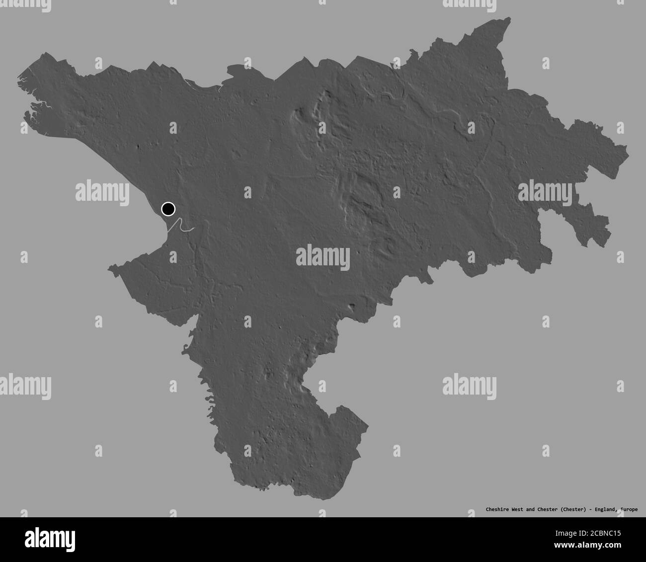 Chester county map Black and White Stock Photos & Images - Alamy