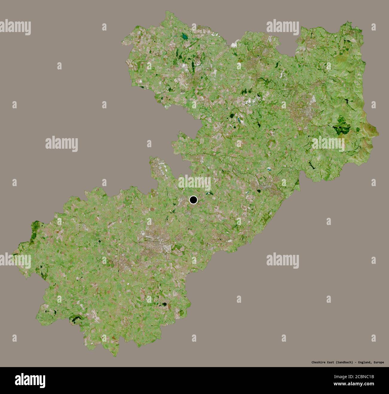 Cheshire on a map hi-res stock photography and images - Alamy