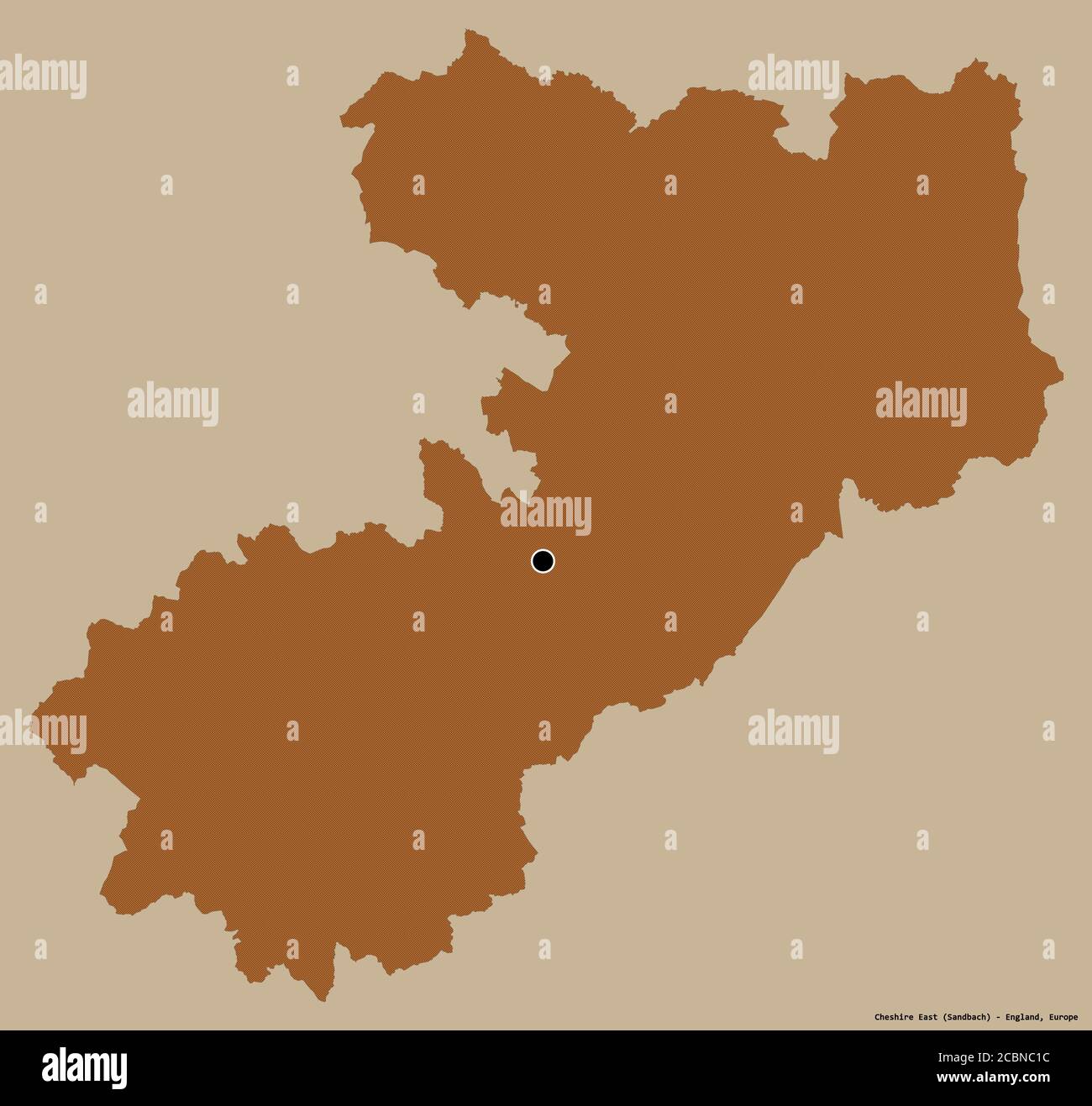 Sandbach on a map hi-res stock photography and images - Alamy