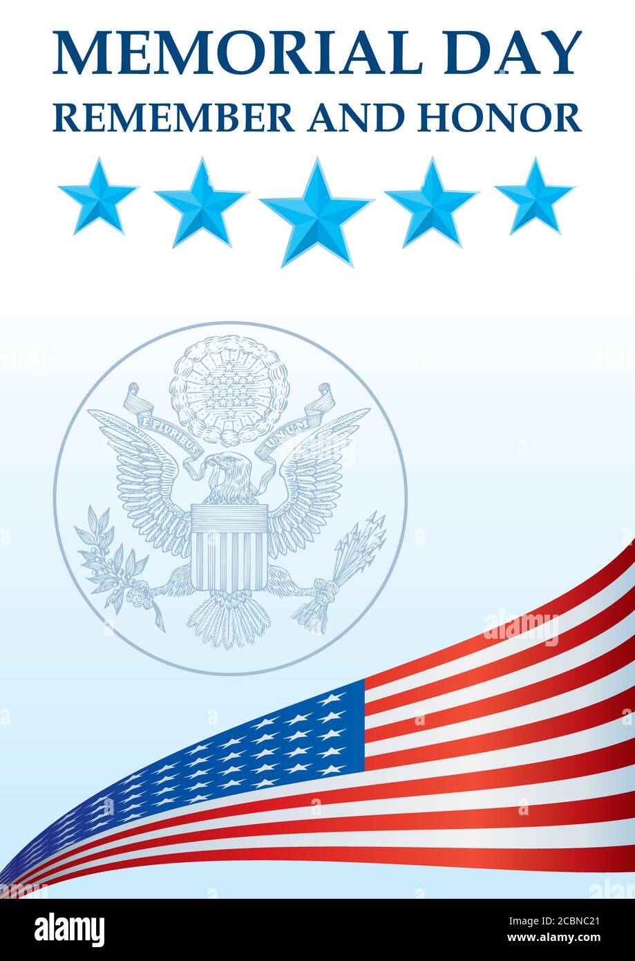 Memorial day, Flag of the United States. Remember and Honor, The ...