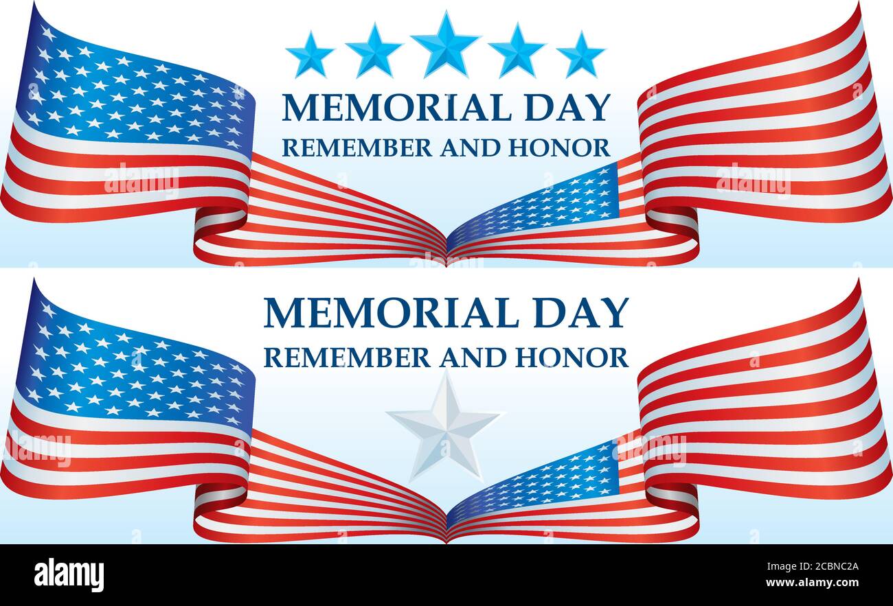 Memorial day, Flag of the United States. Remember and Honor, The ...