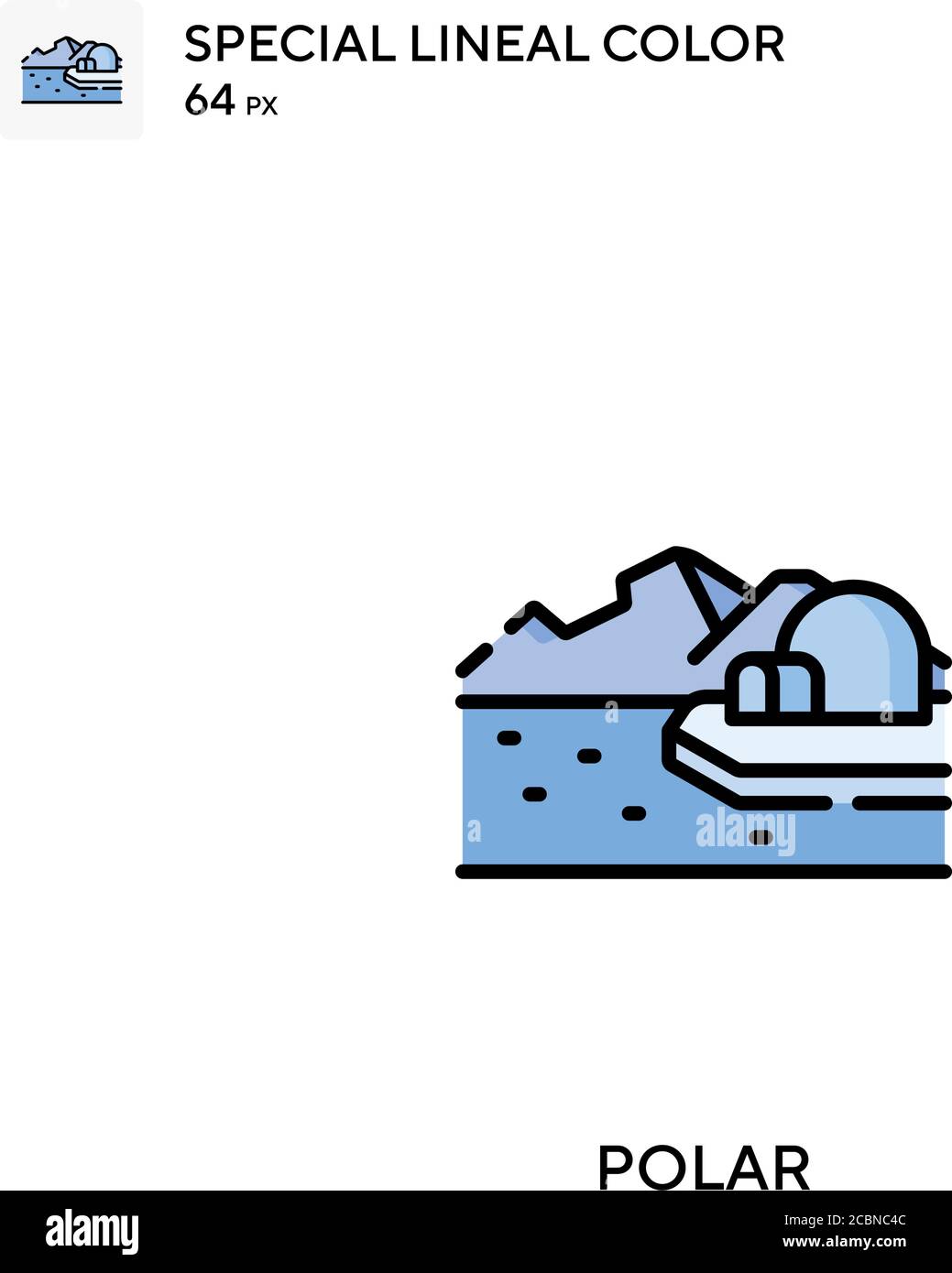 Polar Special lineal color vector icon. Polar icons for your business ...