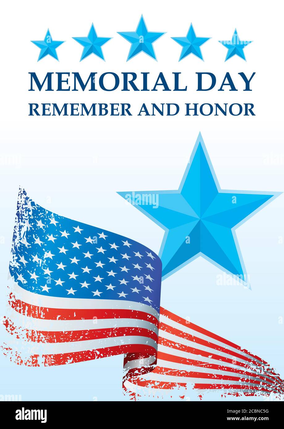 Memorial day, Flag of the United States. Remember and Honor, The ...