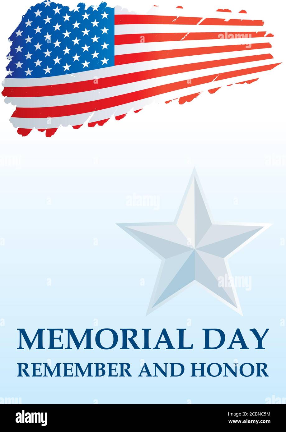 Memorial day, Flag of the United States. Remember and Honor, The ...