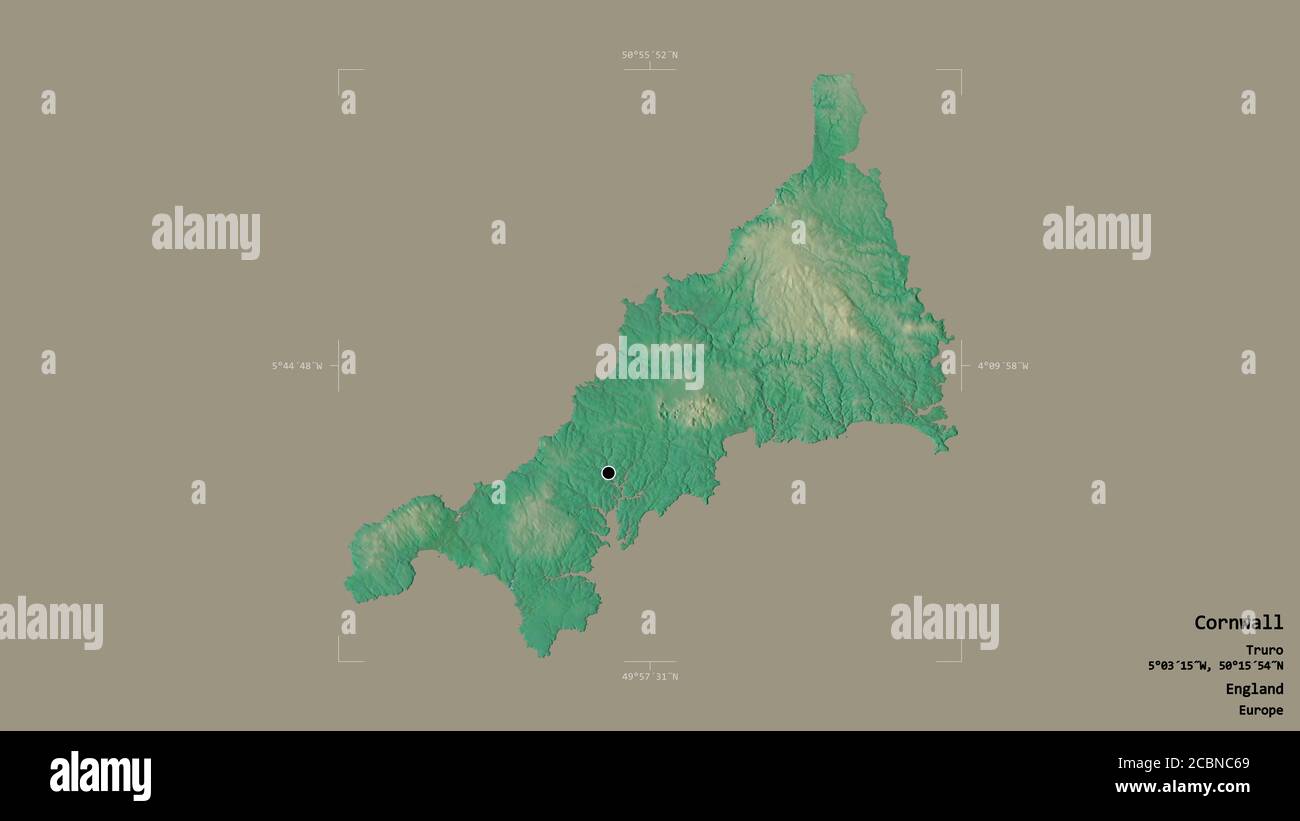 Map cornwall scilly isles hi-res stock photography and images - Alamy