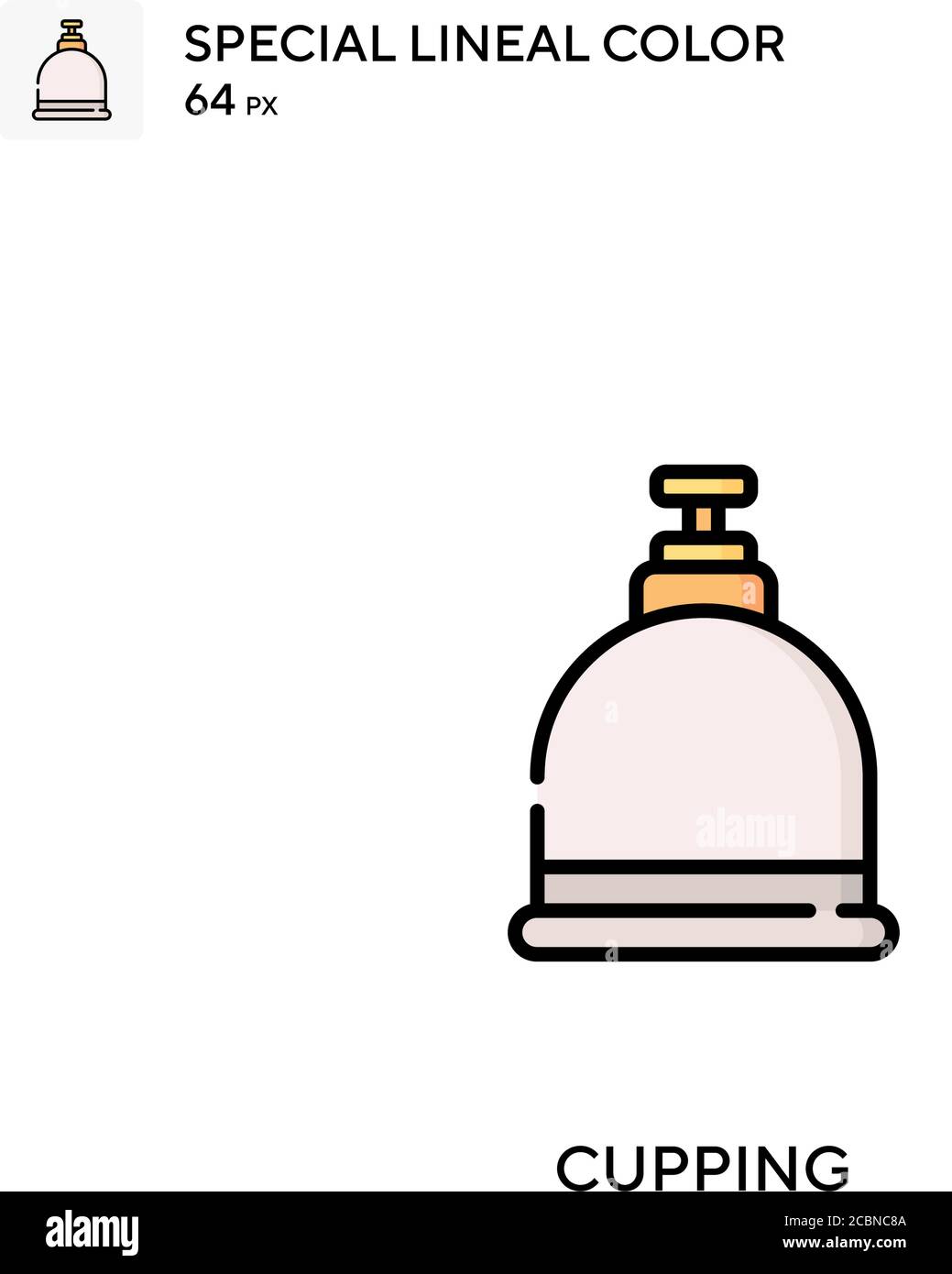 Cupping Special lineal color vector icon. Cupping icons for your business project Stock Vector ...