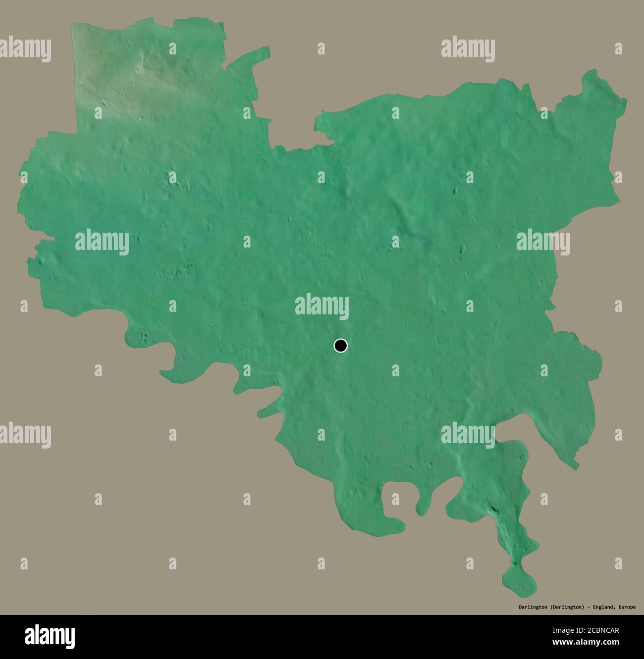 Map of darlington hi-res stock photography and images - Alamy