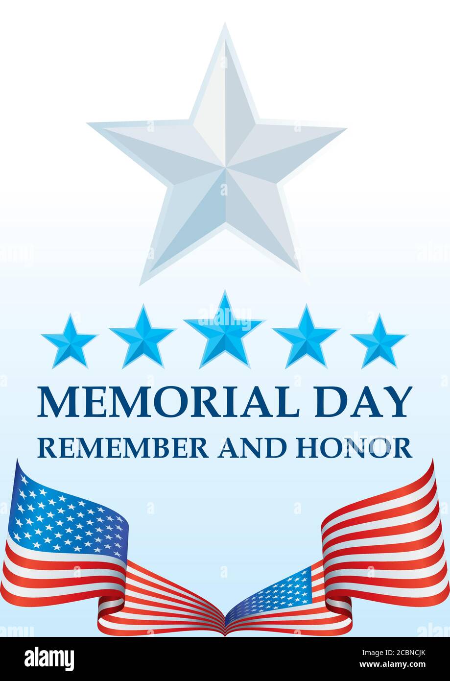Memorial day, Flag of the United States. Remember and Honor, The ...