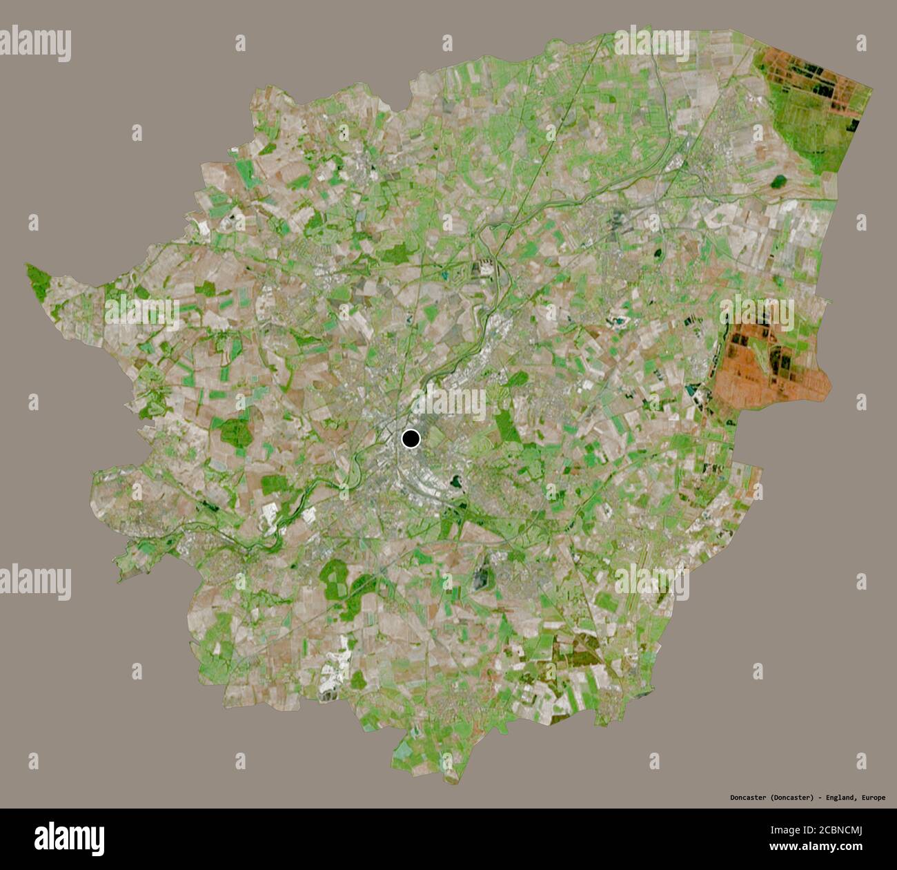 Doncaster on a map hi-res stock photography and images - Alamy