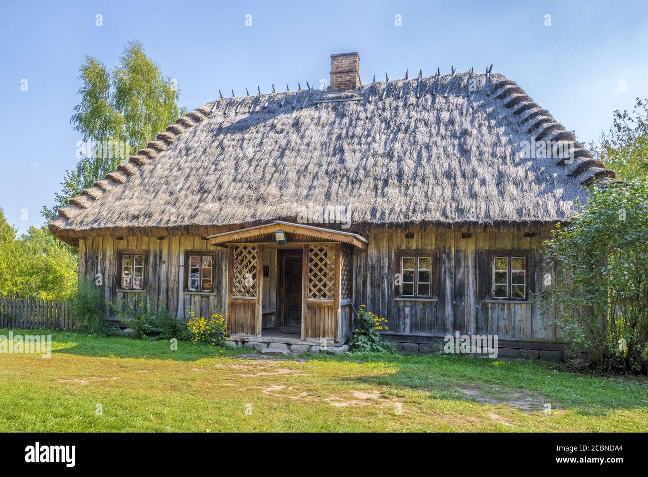 Wooden house from the collection in the Podlaskie Museum of Folk ...