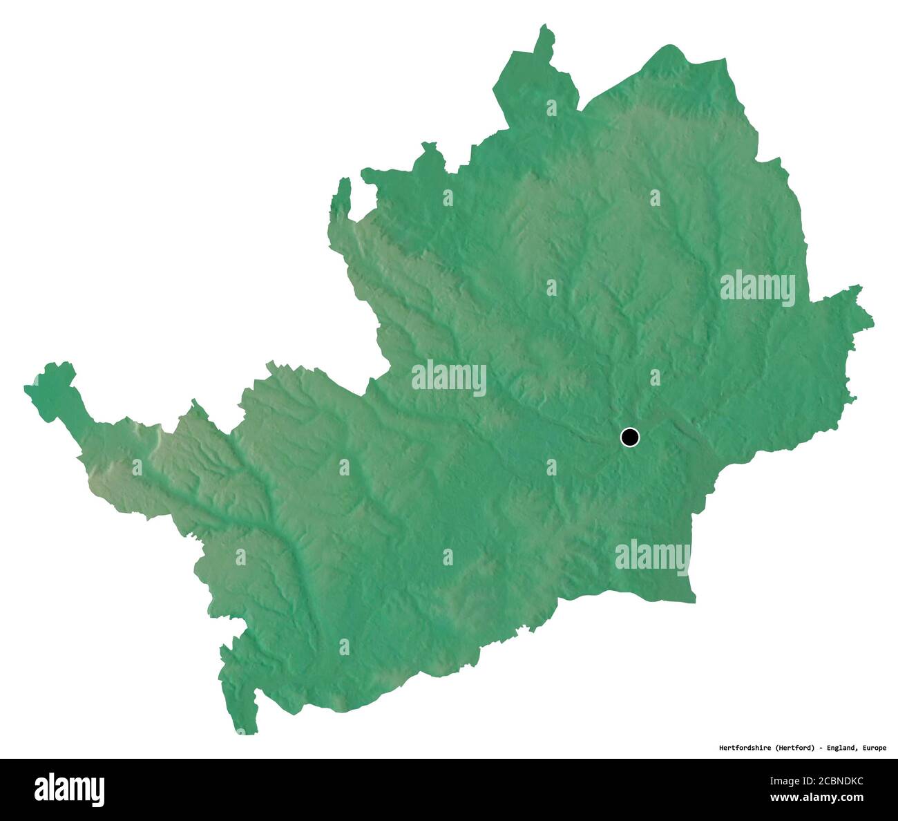 Hertfordshire Map High Resolution Stock Photography and Images - Alamy