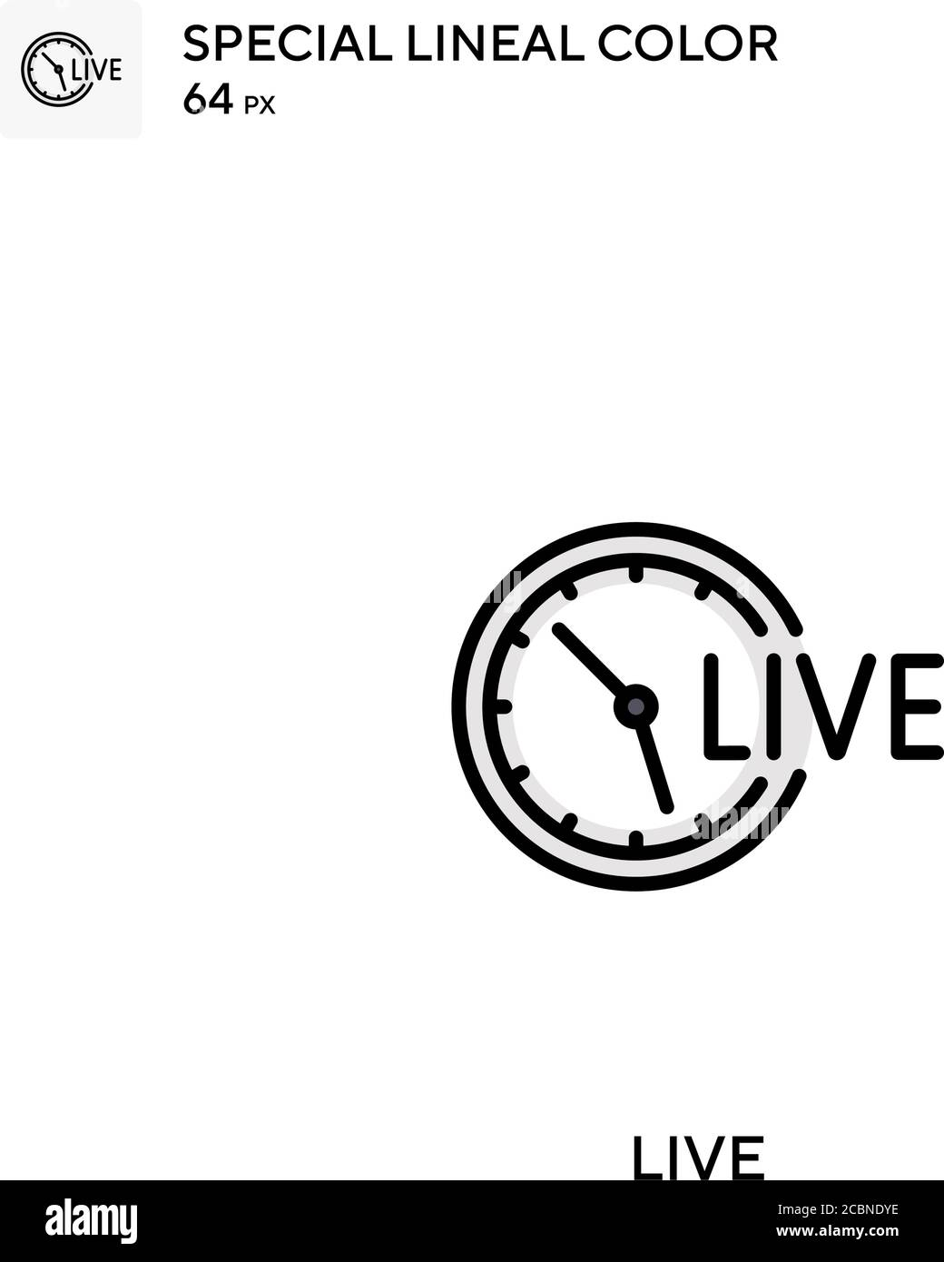Live Special lineal color vector icon. Live icons for your business ...