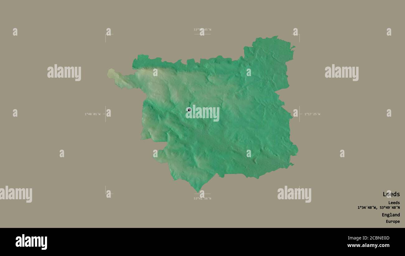 Leeds on a map hi-res stock photography and images - Alamy