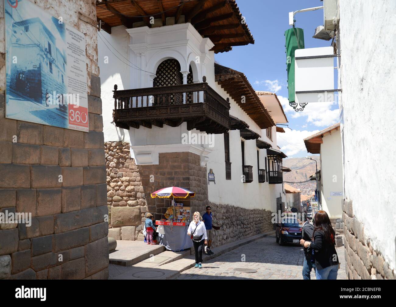 Side Street Cusco Stock Photo - Alamy