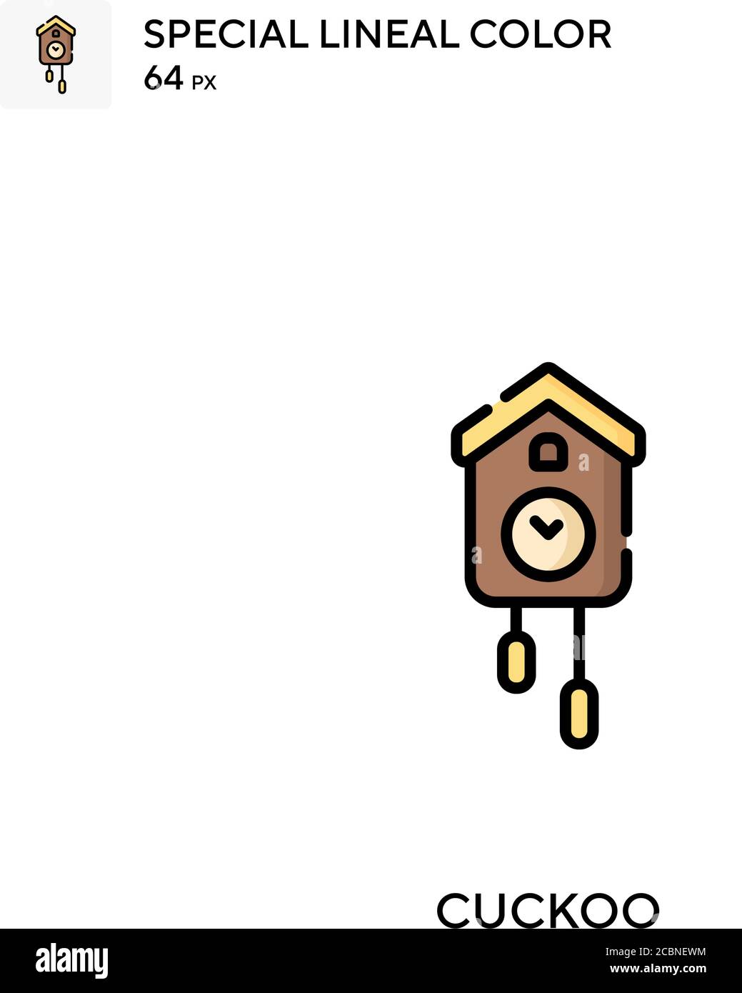 Cuckoo Special lineal color vector icon. Cuckoo icons for your business ...