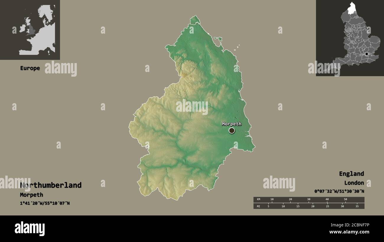 Morpeth map hi-res stock photography and images - Alamy