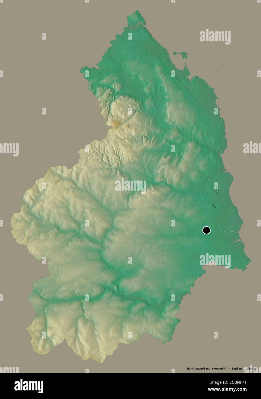 Morpeth on a map hi-res stock photography and images - Alamy