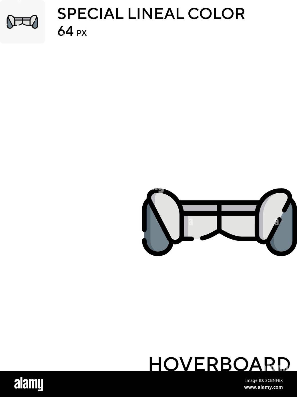 Hoverboard Special lineal color vector icon. Hoverboard icons for your business project Stock ...