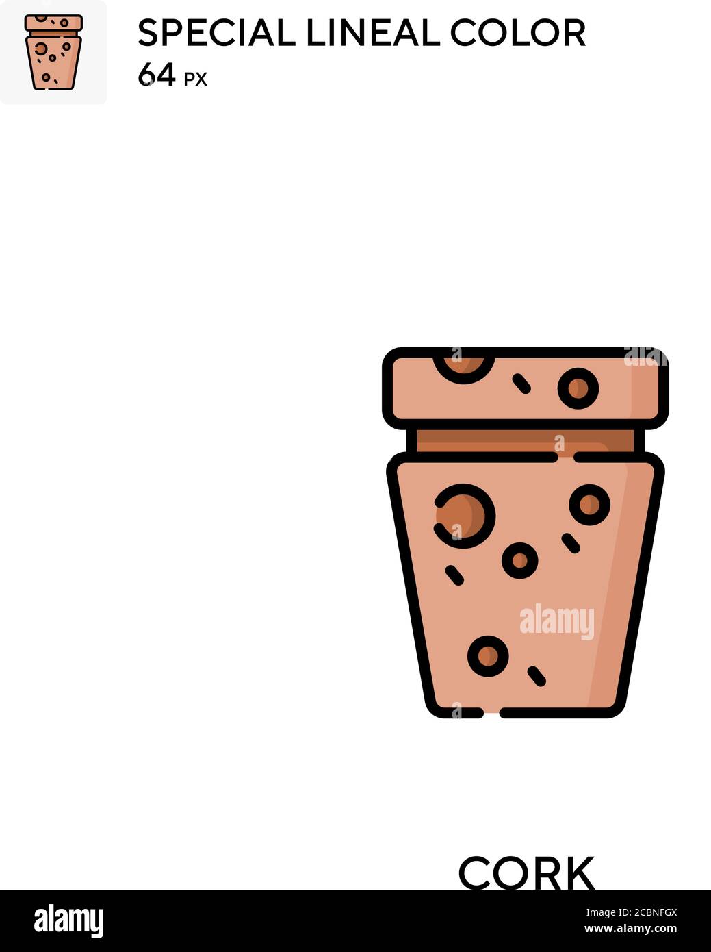 Cork Special lineal color vector icon. Cork icons for your business ...