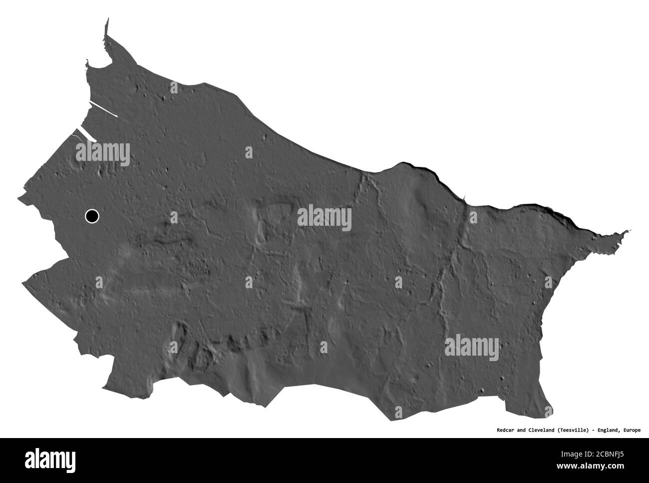 Cleveland Elevation Map