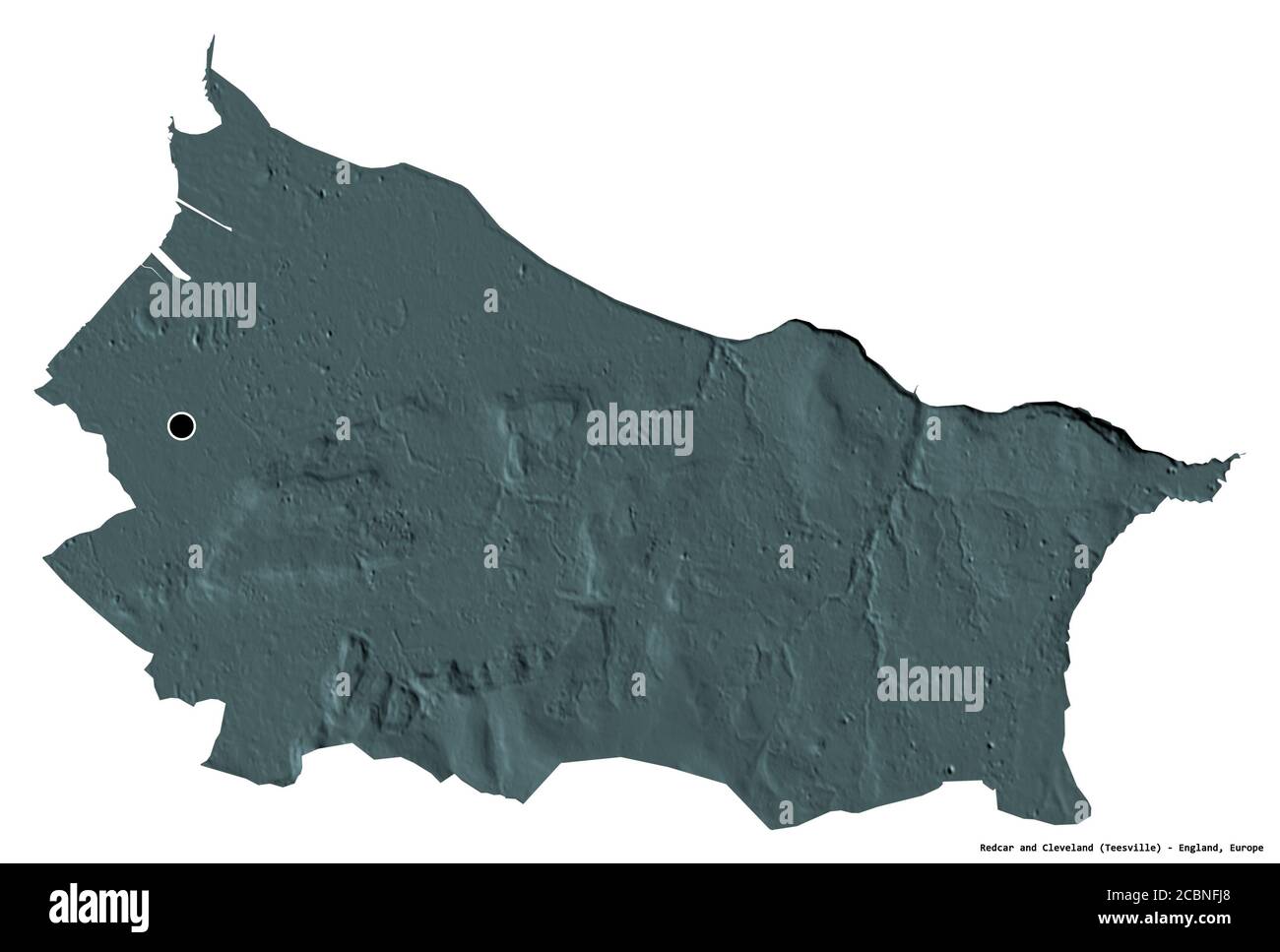 Map of redcar hi-res stock photography and images - Alamy