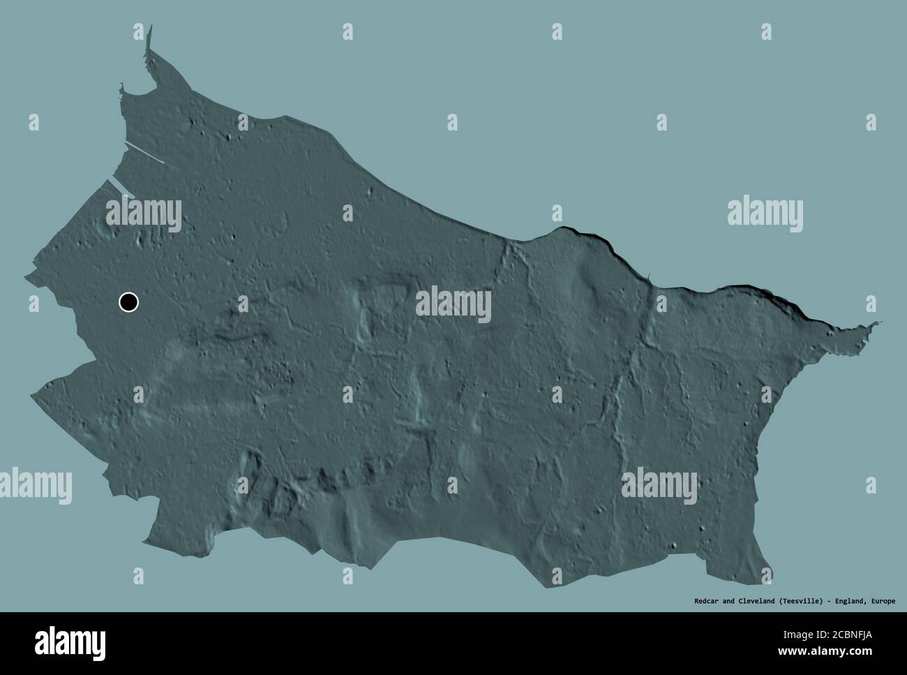 Map of redcar hi-res stock photography and images - Alamy