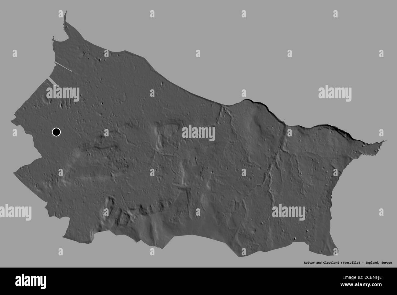 Map of redcar hi-res stock photography and images - Alamy
