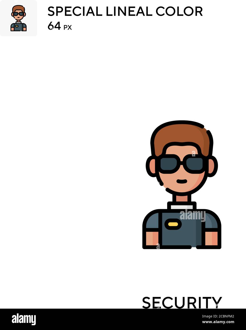 Security Special lineal color vector icon. Security icons for your ...