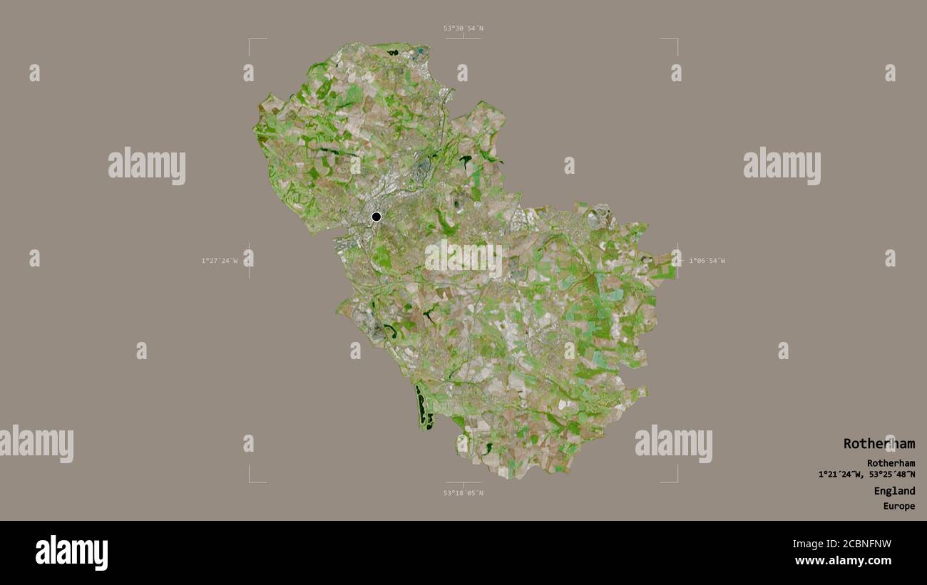 Rotherham On A Map High Resolution Stock Photography and Images - Alamy
