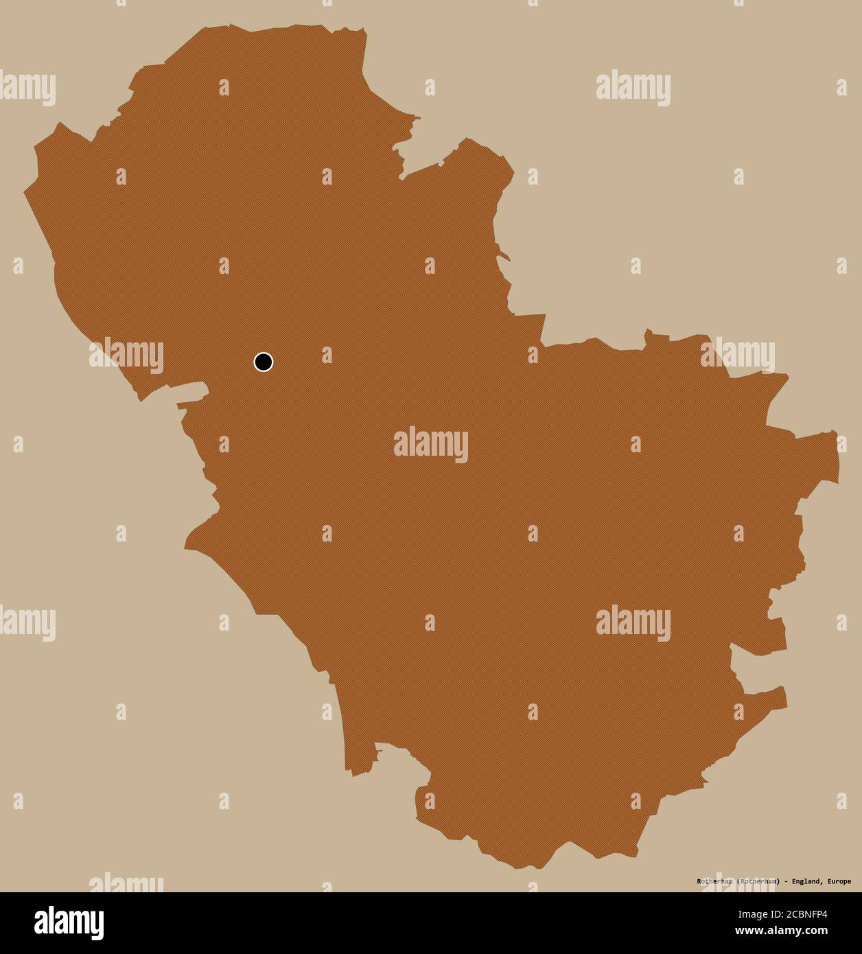 Rotherham on a map hi-res stock photography and images - Alamy