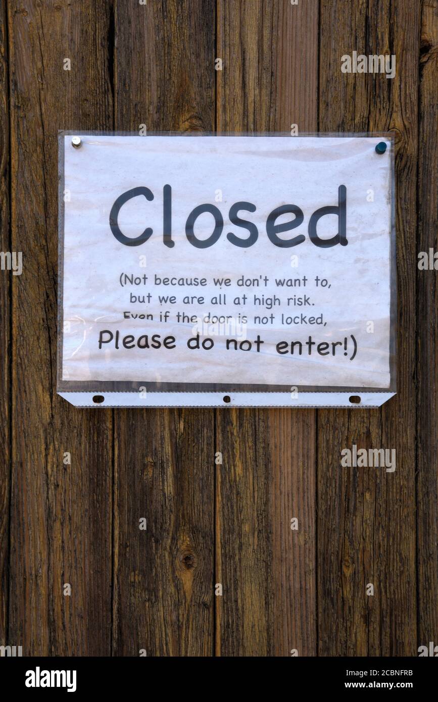 Temporarily closed sign hi-res stock photography and images - Alamy