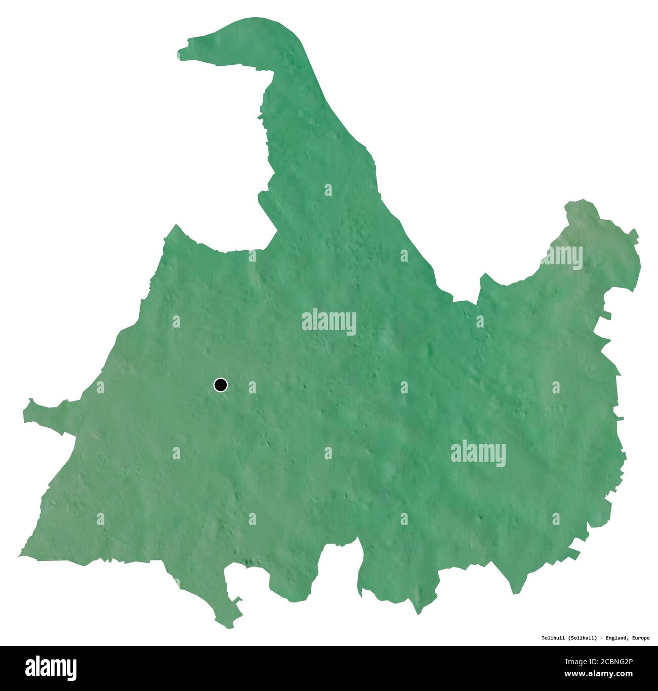 Solihull map Cut Out Stock Images & Pictures - Alamy