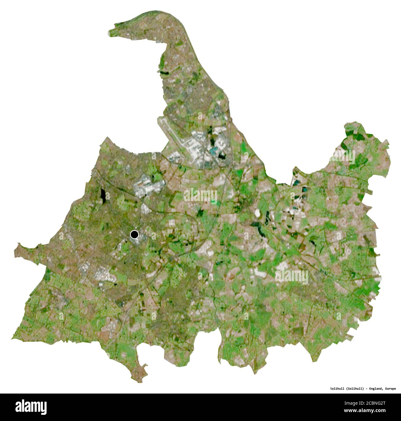 Solihull map Cut Out Stock Images & Pictures - Alamy