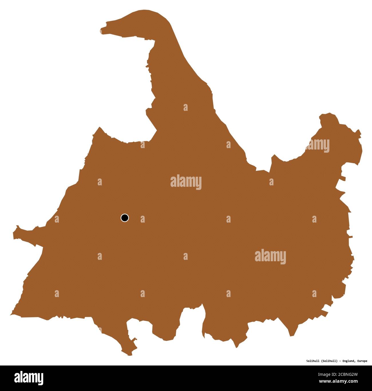 Solihull map Cut Out Stock Images & Pictures - Alamy