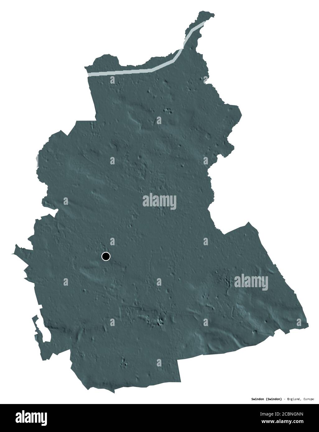 Map of swindon hi-res stock photography and images - Alamy