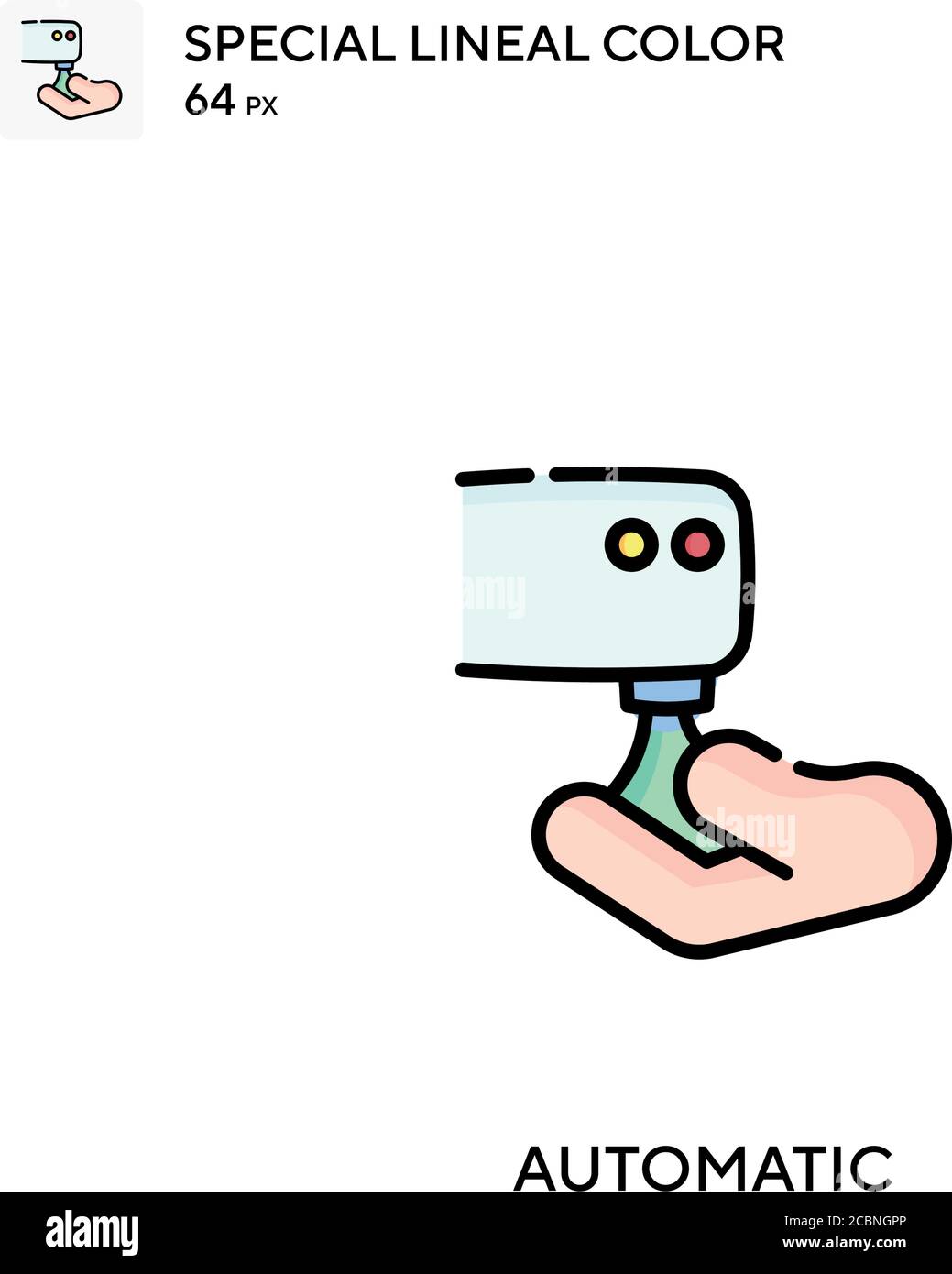 Automatic Special lineal color vector icon. Automatic icons for your ...